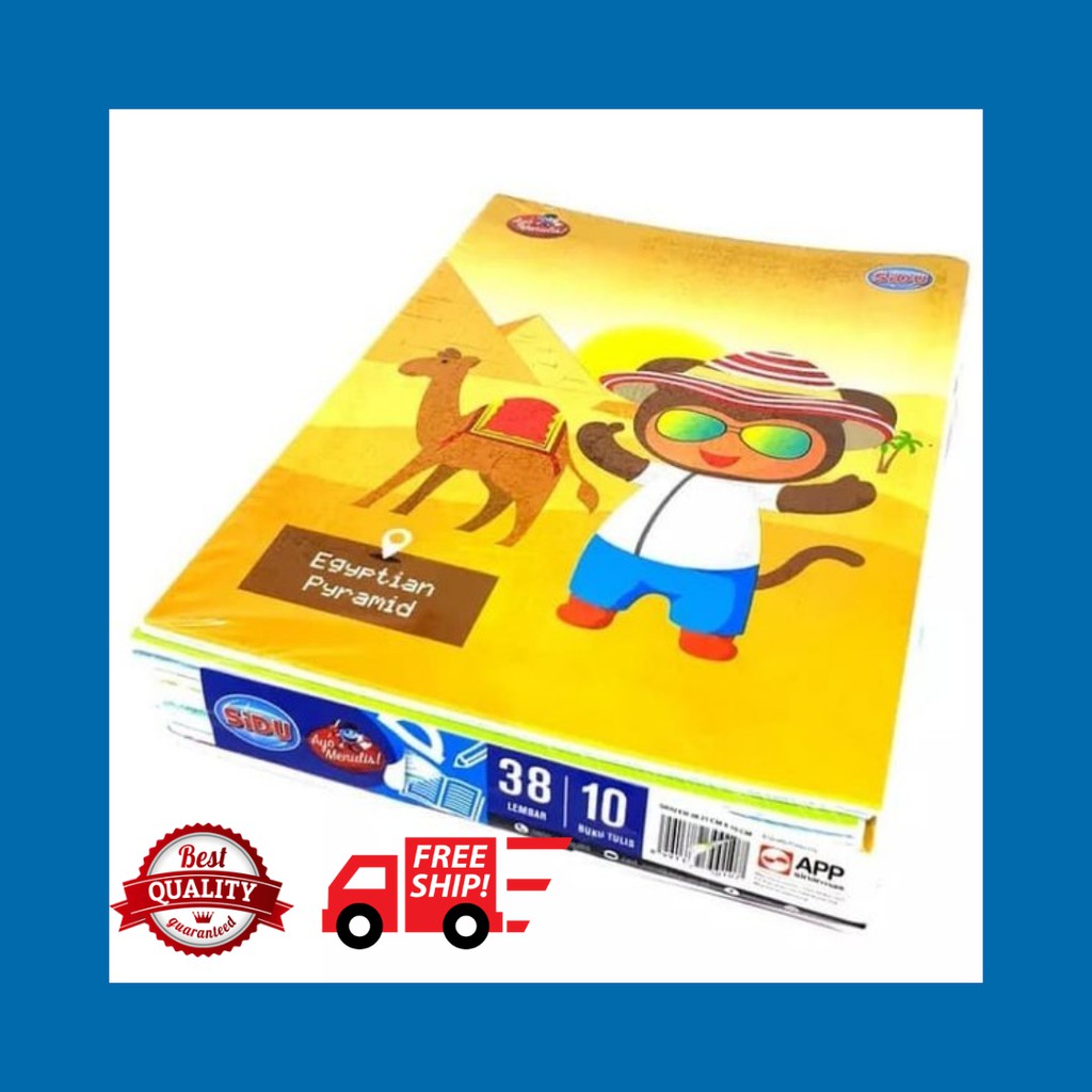 Jual BUKU Tulis SIDU / SINAR DUNIA 38 (ISI 10PC) | Shopee Indonesia