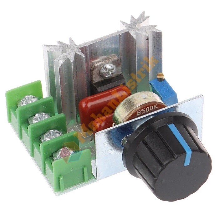 Jual Dimmer AC 220V 2000W Potensio Meter Atur Kecepatan Gerinda Bor ...