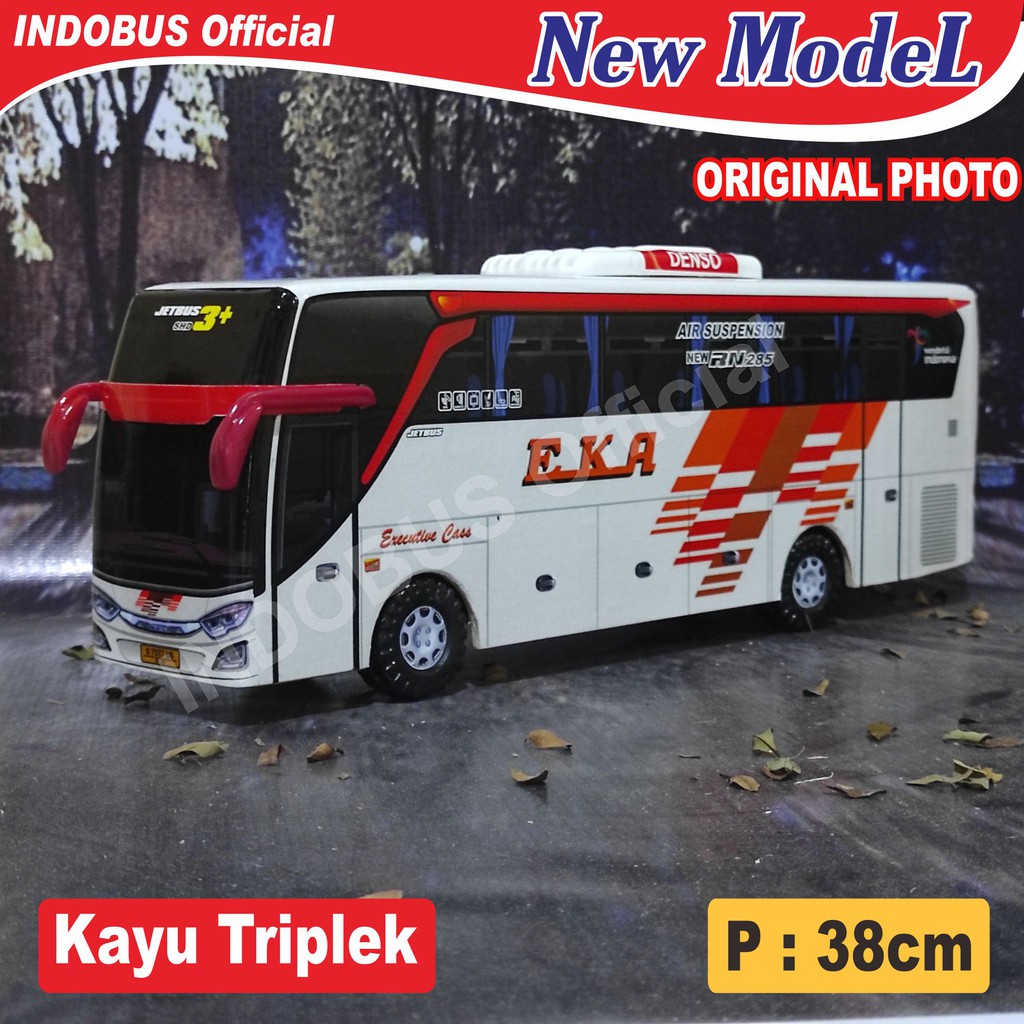 Jual Miniatur Bus Bis EKA Jetbus3 SHD | Shopee Indonesia