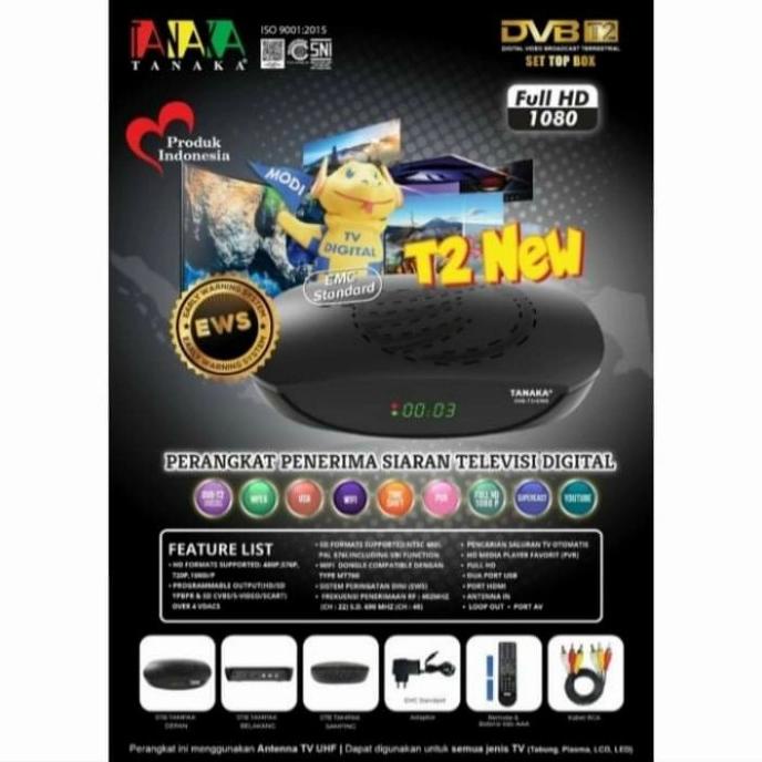 Jual Stb Box Set Stb Box Tanaka T2 New /Receiver Digitaltanaka T2 New ...