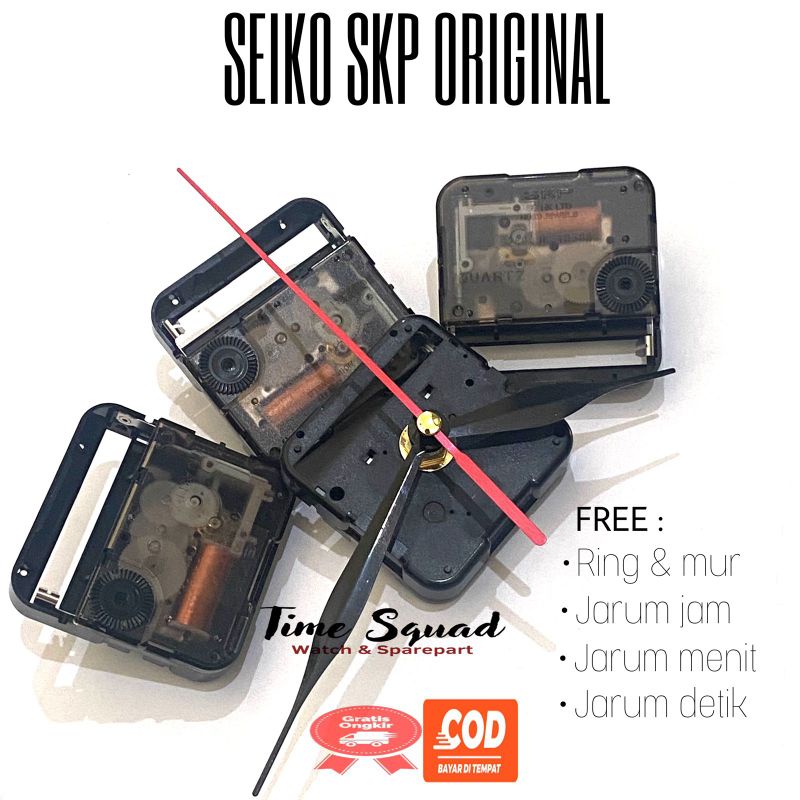 Jual Mesin jam dinding SEIKO SKP ORIGINAL SWEEP & DETAK | Shopee Indonesia