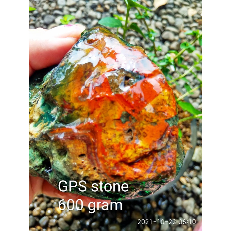 Jual Bongkahan / Rough Bahan Batu akik PANCAWARNA KRISTAL / Batu ...