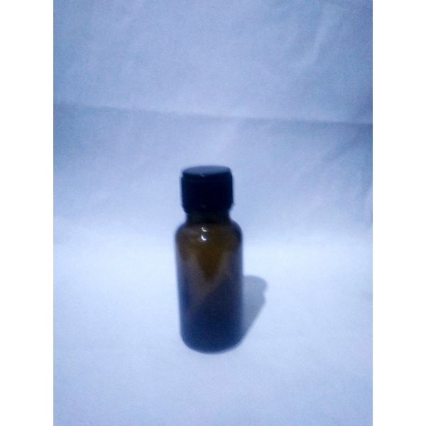 Jual botol kaca cokelat tebal 20ml tutup ulir hitam | Shopee Indonesia