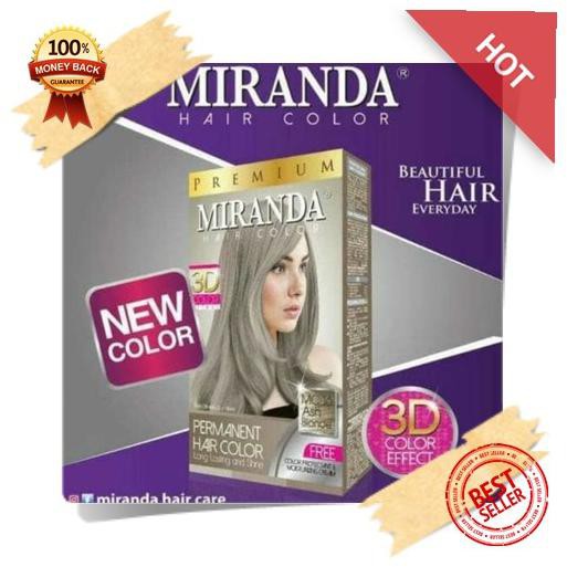 Jual TERLARIS! Miranda cat rambut 30ml Warna baru MC 16 ash blonde abu ...