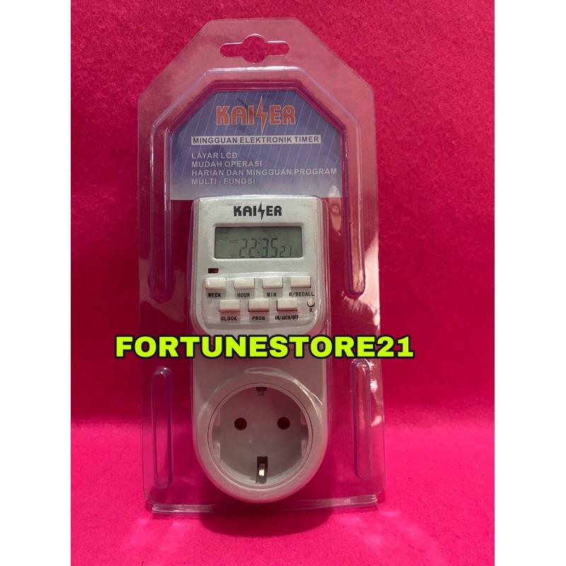 Jual Stop kontak otomatis Kaiser Digital Timer | Shopee Indonesia