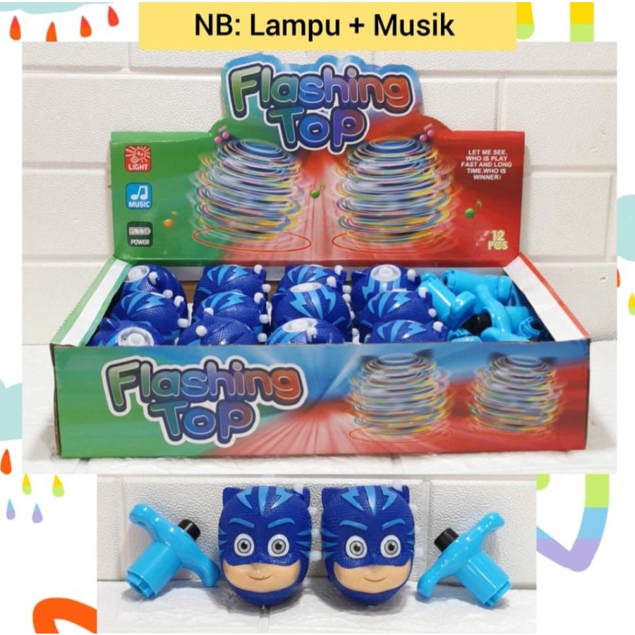 Jual Mainan Anak Gasing Karakter Kartun Lampu dan Musik | Shopee Indonesia