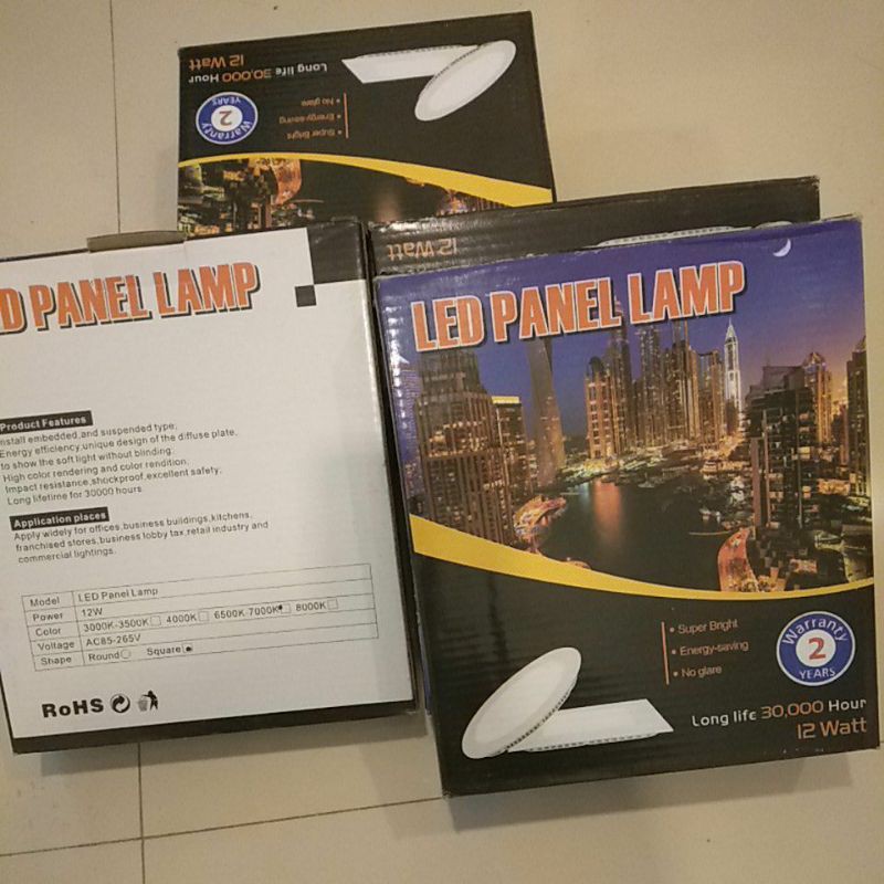 Jual LAMPU PLAFON LED PANEL INBOW KOTAK MERK SUN LUX 12 WATT | Shopee ...