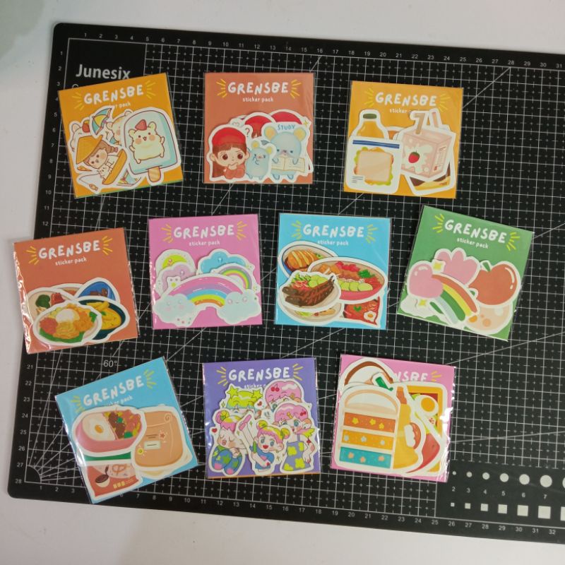 Jual (part 2) sticker journal aesthetic/ sticker cute die cut | Shopee ...