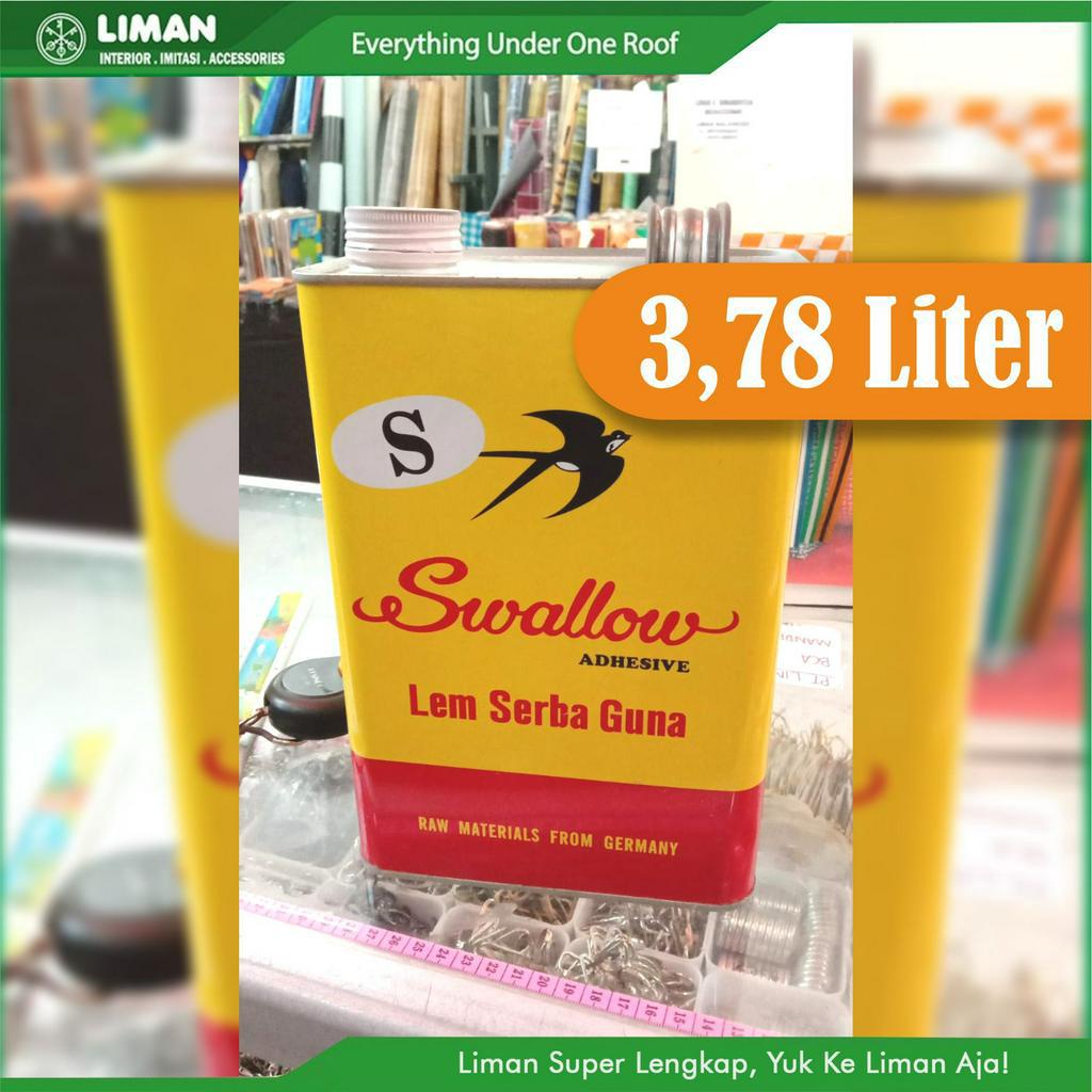 Jual Lem Sepatu super kuat/ Lem Swallow 3,78 Liter (Swallow Galon ...