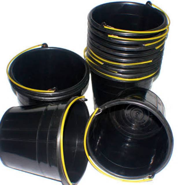 Jual Ember Plastik Anti Pecah /Ember Cor Hitam/Ember Anti Pecah ...