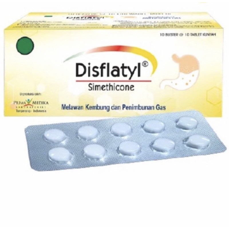 Jual Disflatyl strip 10 tablet ( meredakan perut kembung akibat gas ...