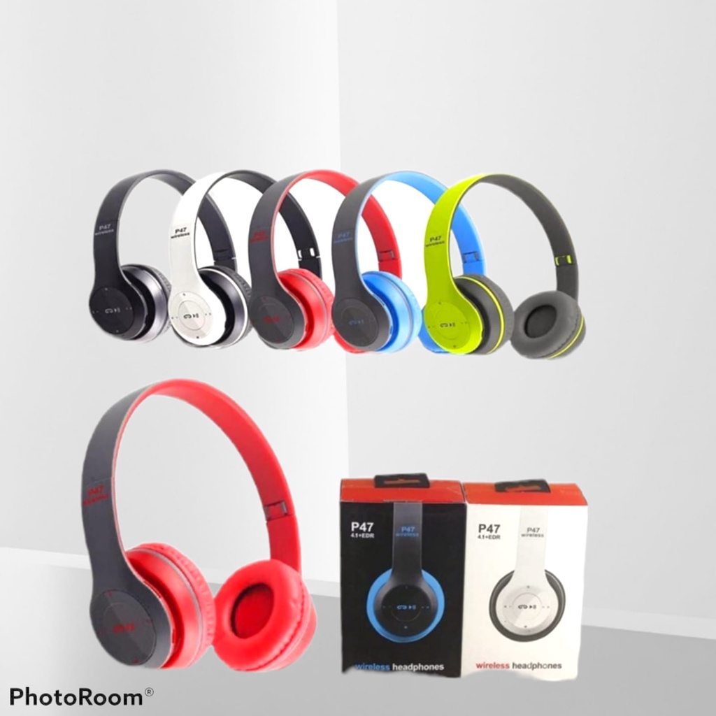 Jual Headphone Bluetooth WK-015/P47/473/SN-81/66BT/ALS-801 handsfree headset bluetooth wireless ...