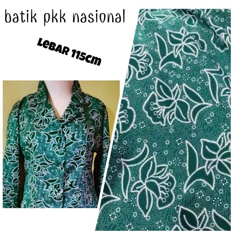 Jual bahan kain batik bsy halus pkk nasional/batik pkk murah/batik pkk ...