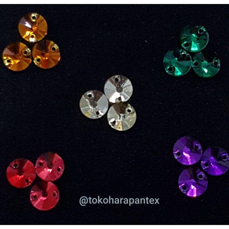 Jual Permata Crystal Bulat Kaca 10mm/Part 1 | Shopee Indonesia