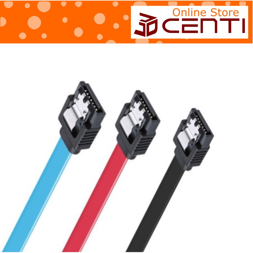 Jual KABEL DATA SATA KLIP MERAH HITAM BIRU JEPIT 40CM | Shopee Indonesia
