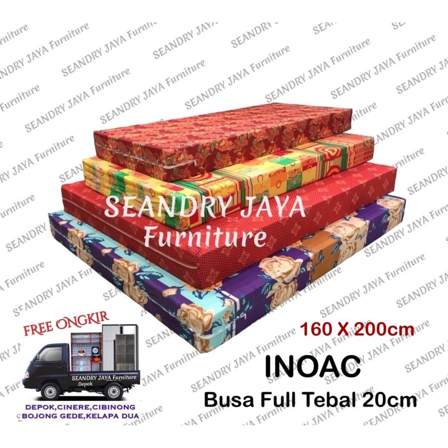 Jual KASUR BUSA INOAC ASLI/SPRING BED/LEMARI/RAK TV/RANJANG BESI/RAK ...