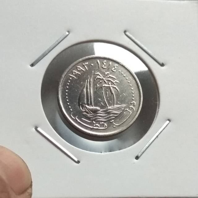 Jual Uang Koin Kuno 25 Dirham Qatar Tahun 1993 | Shopee Indonesia