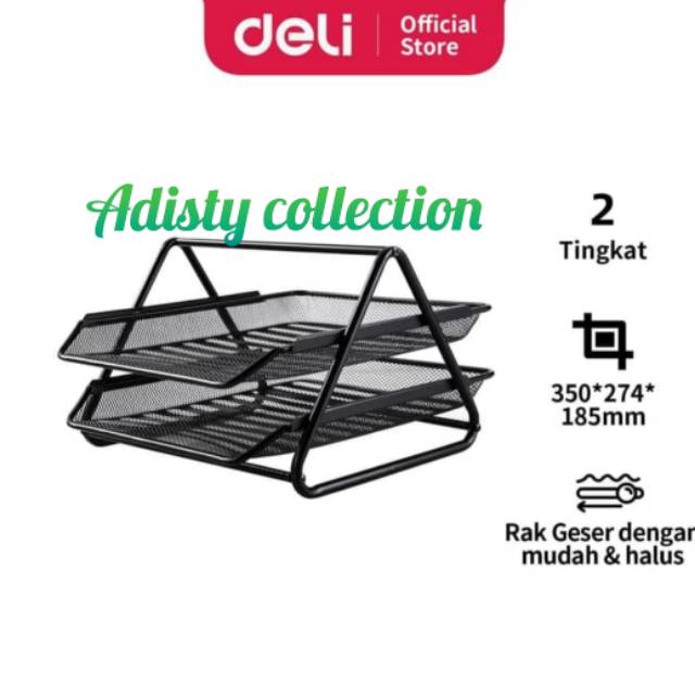 Jual File Tray / Rak Susun Deli 2 susun | Shopee Indonesia