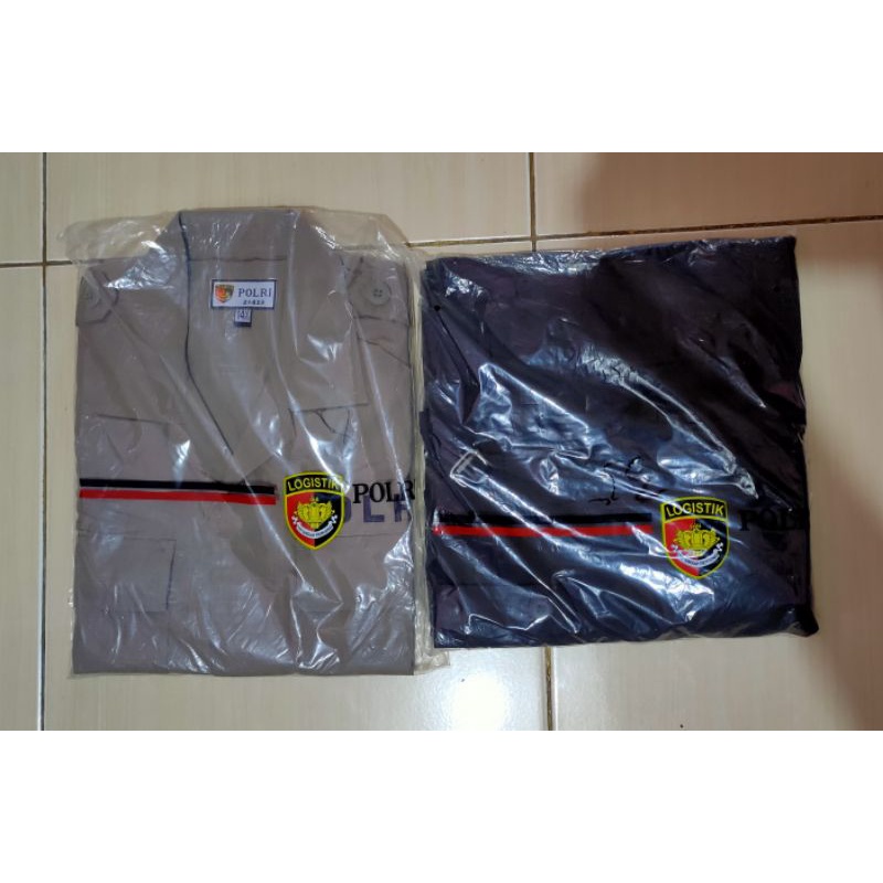 Jual SERAGAM PDL POLRI 1 STEL BAHAN HALUS PREMIUM | Shopee Indonesia