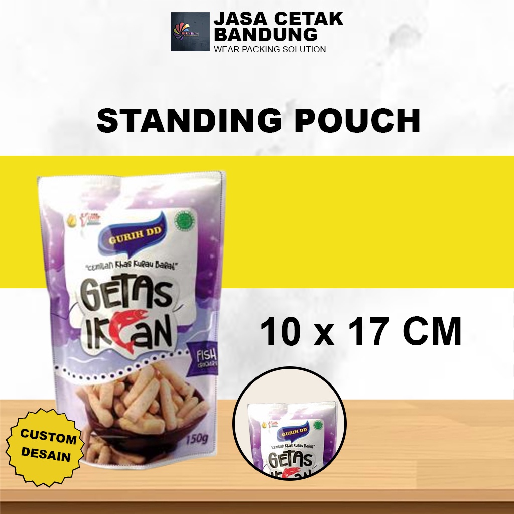Jual KEMASAN CUSTOM STANDING POUCH UKURAN 10x17 | Shopee Indonesia