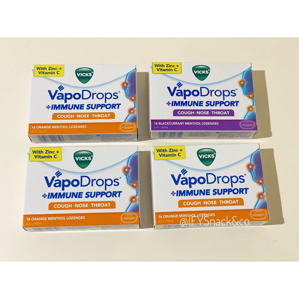 Jual Vicks VapoDrops Immune Support 16pcs | Shopee Indonesia