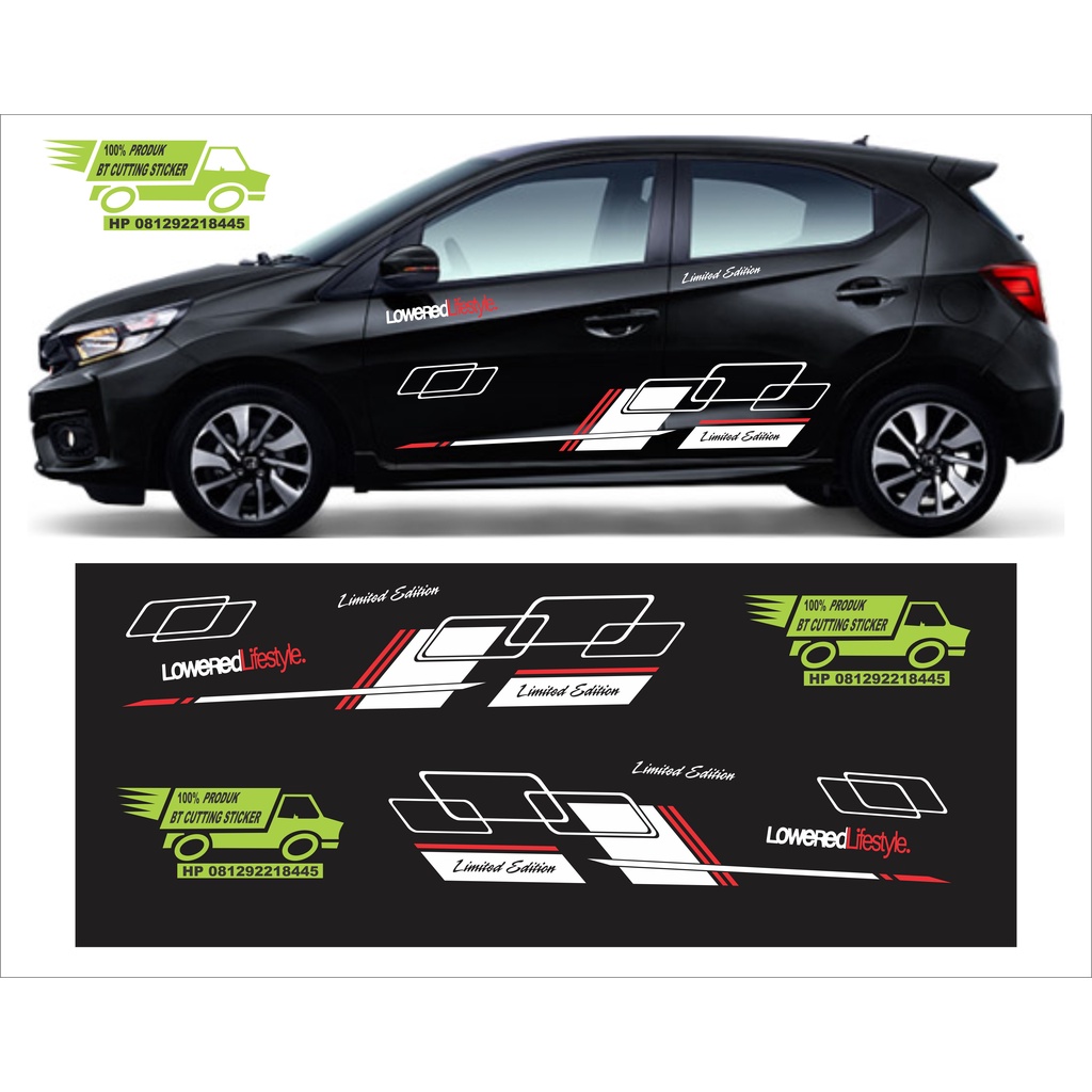 Jual BT sticker mobil brio sticker brio sticker mobil brio variasi ...