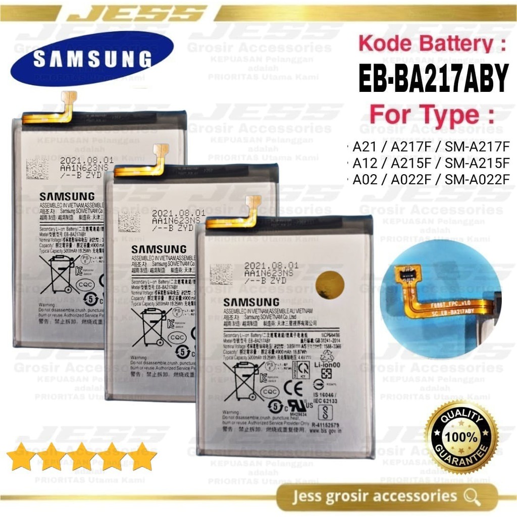 Jual Baterai Battery Original Sam sung Galaxy A21S / A02 / A04S / A12 ...