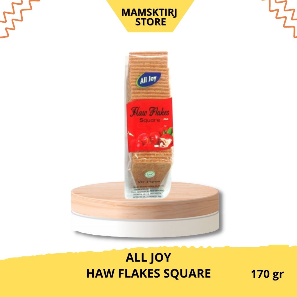Jual All Joy Haw Flakes Square 170gr | Shopee Indonesia