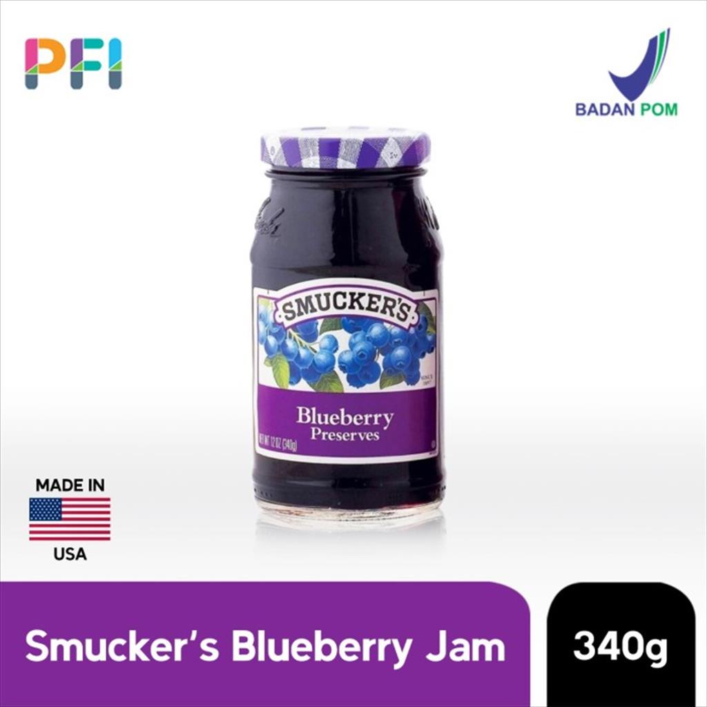 Jual Smuckers Blueberry Jam Spread 340gr - Selai Blueberry | Shopee ...