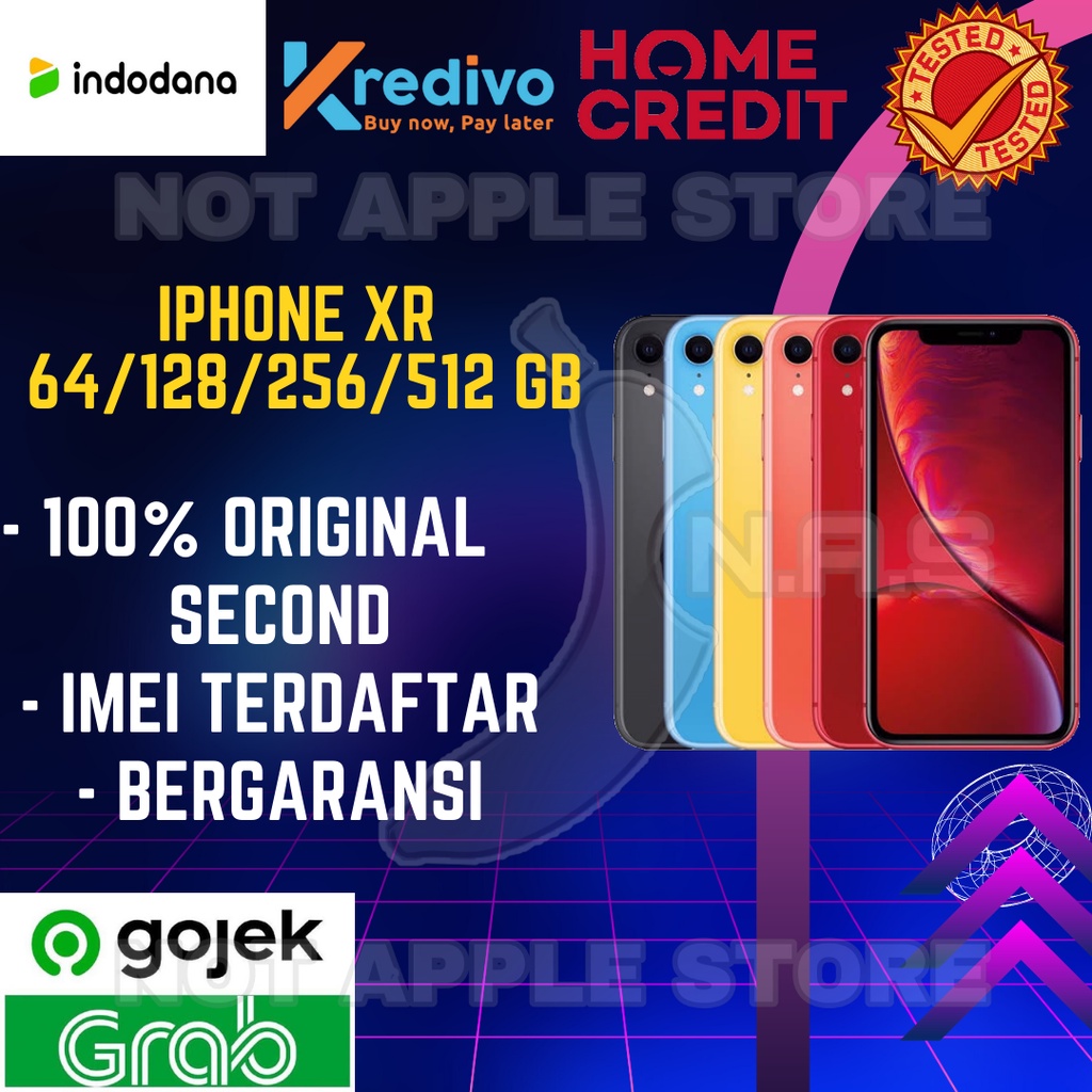 Jual IPHONE XR 64GB 128GB SECOND IBOX FULLSET ORIGINAL | Shopee Indonesia
