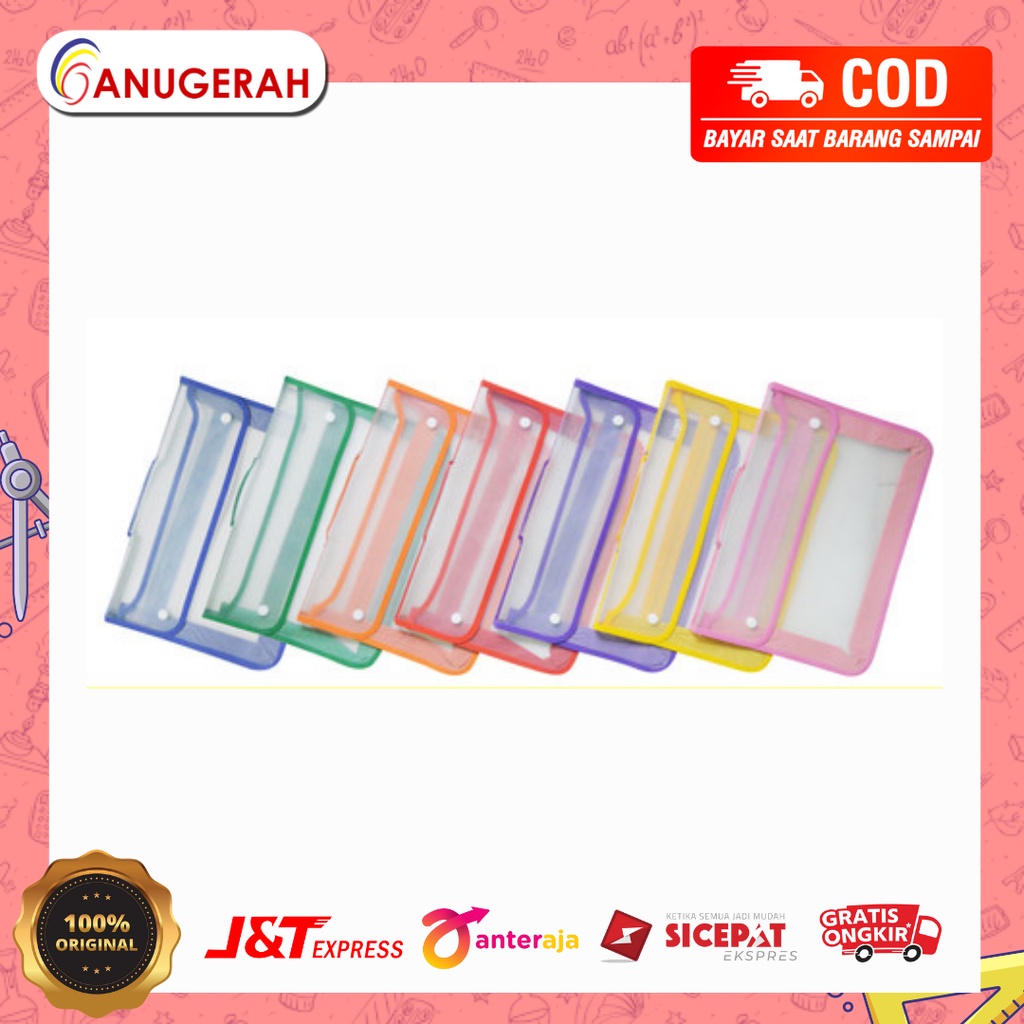 Jual BIG 7010 MAP PLASTIK SCHOOL BAG / MAP kancing 2 BAG WARNA | Shopee ...