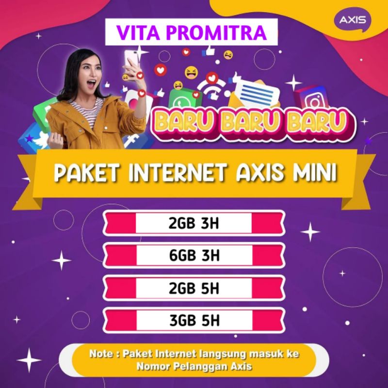 Jual PAKET DATA AXIS SUMATERA,KALIMANTAN,SULAWESI. | Shopee Indonesia
