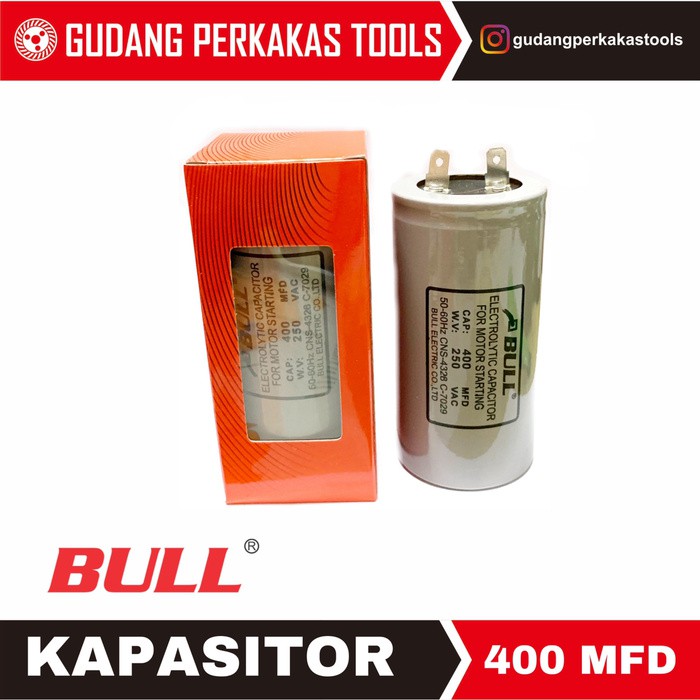 Jual SBO Kapasitor | capacitor 400MFD BULL SEBELUM KEHABISAN | Shopee ...