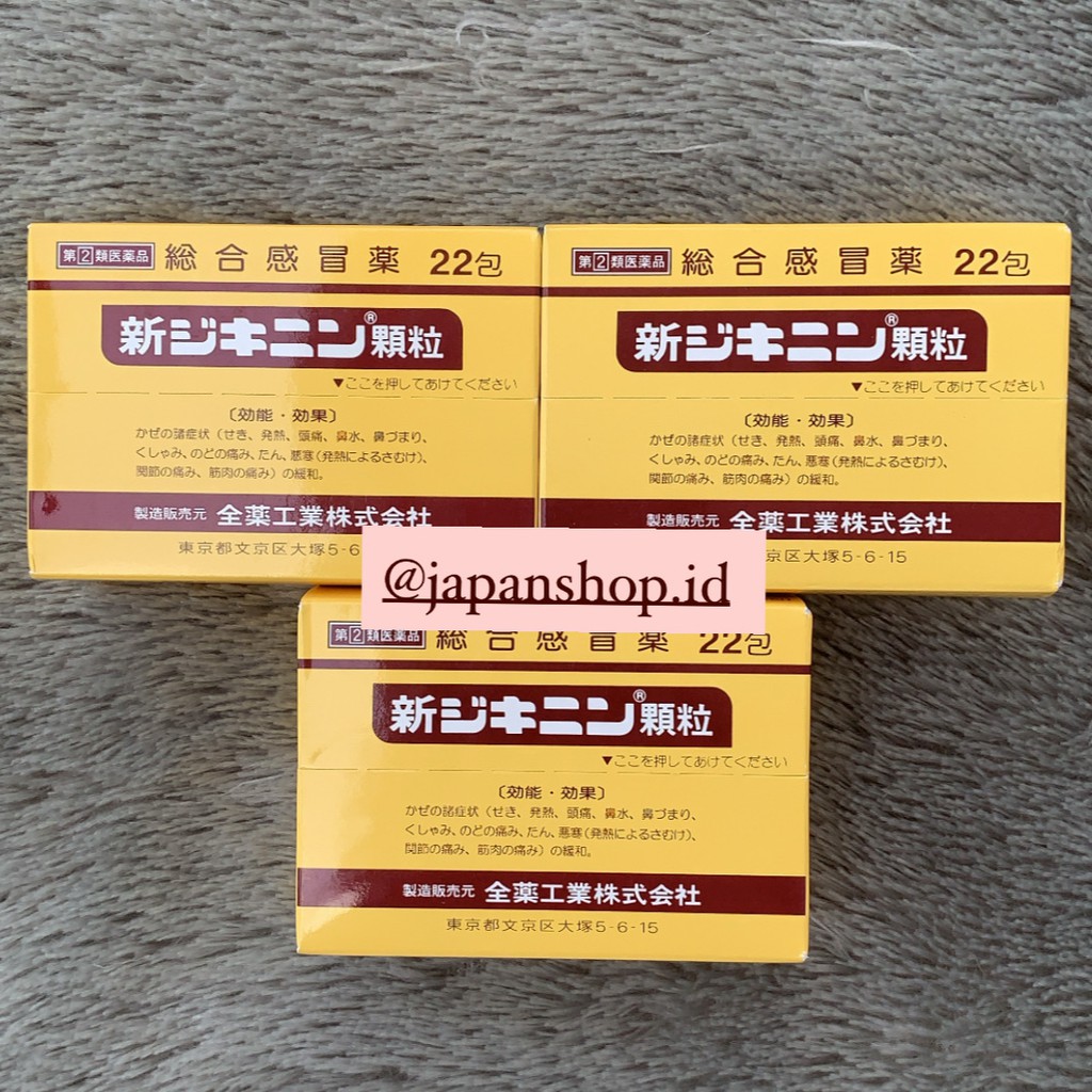 Jual Shin Jikinin Karyu isi 22 / Shinjikinin - Obat Flu, Demam & Batuk ...