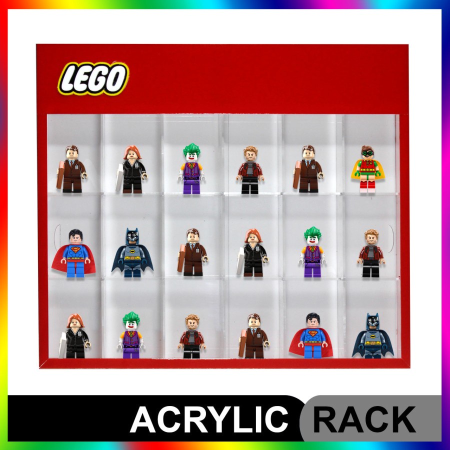 Jual Rak LEGO Minifigure Isi 18 Bahan Acrylic/Akrilik Keren | Shopee ...