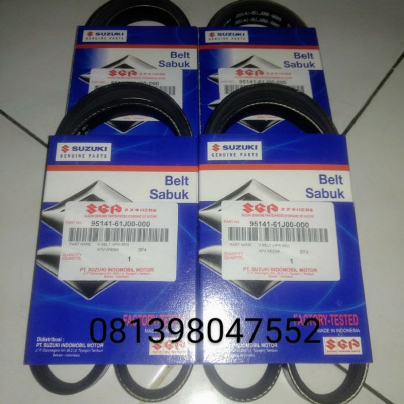 Jual vbelt V-Belt fanbelt tali kipas AC suzuki Katana great 4pk 850 original | Shopee Indonesia