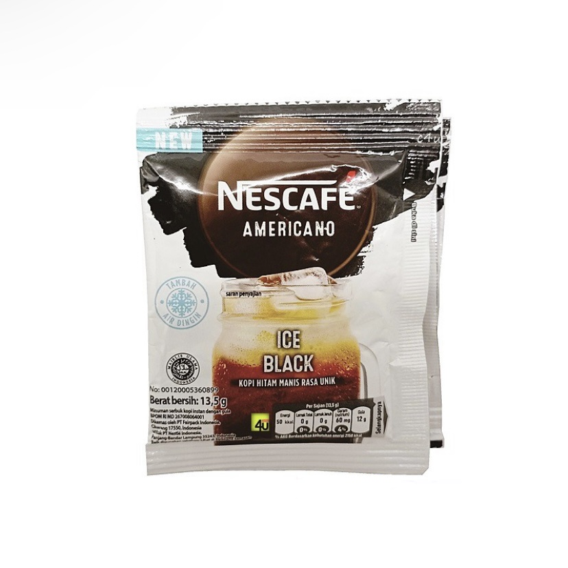 Jual Nescafe Ice Black Americano 1 Sachet 13gr | Shopee Indonesia