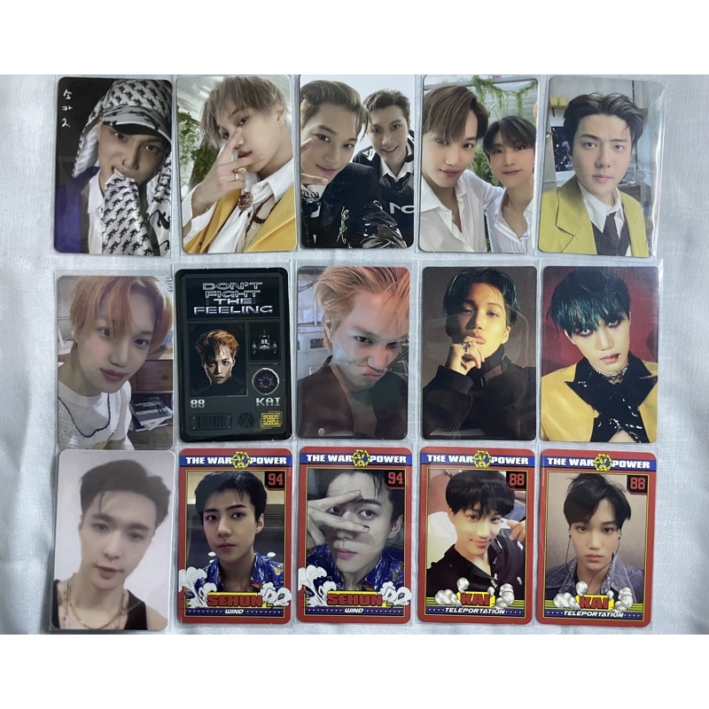 Jual PHOTOCARD KAI SEHUN LAY EXO Y VER FLIPBOOK TEN SUPER ONE EXPANSION ...