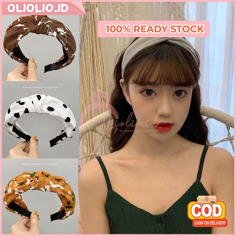 Jual Bando Wanita Korea Motif Lucu Bahan Kain Import Headband Anak ...