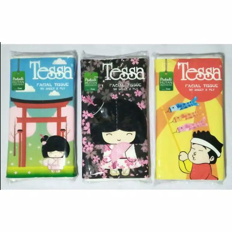 Jual ASS Tissue Travel Pack 2 ply Isi 50 Sheets Tessa | Shopee Indonesia