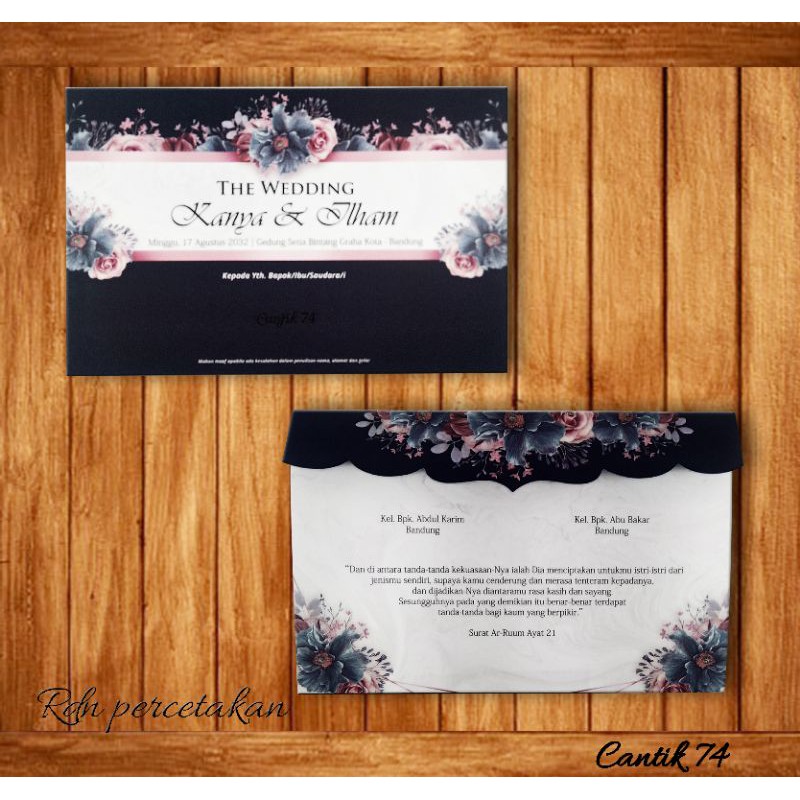 Jual CETAK UNDANGAN / UNDANGAN MODEL CANTIK / UNDANGAN TERBARU CANTIK ...