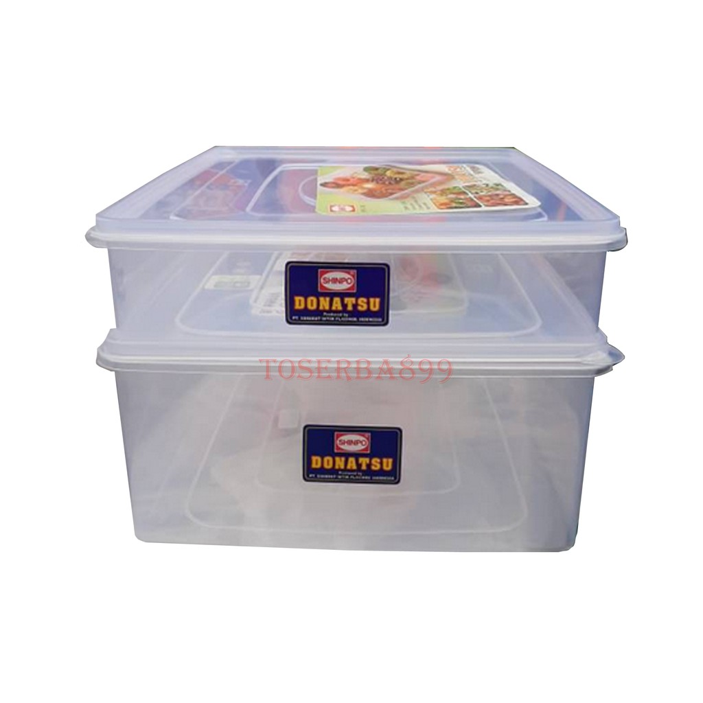 Jual Shinpo Donatsu Toples Shinpo 306 / 306L Tempat Kotak Box Kue Donat ...