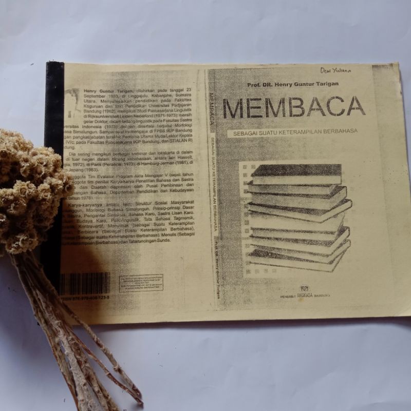 Jual MEMBACA Sebagai Suatu Ketrampilan Berbahasa (Prof. DR. Henry Guntur Tarigan) | Shopee Indonesia