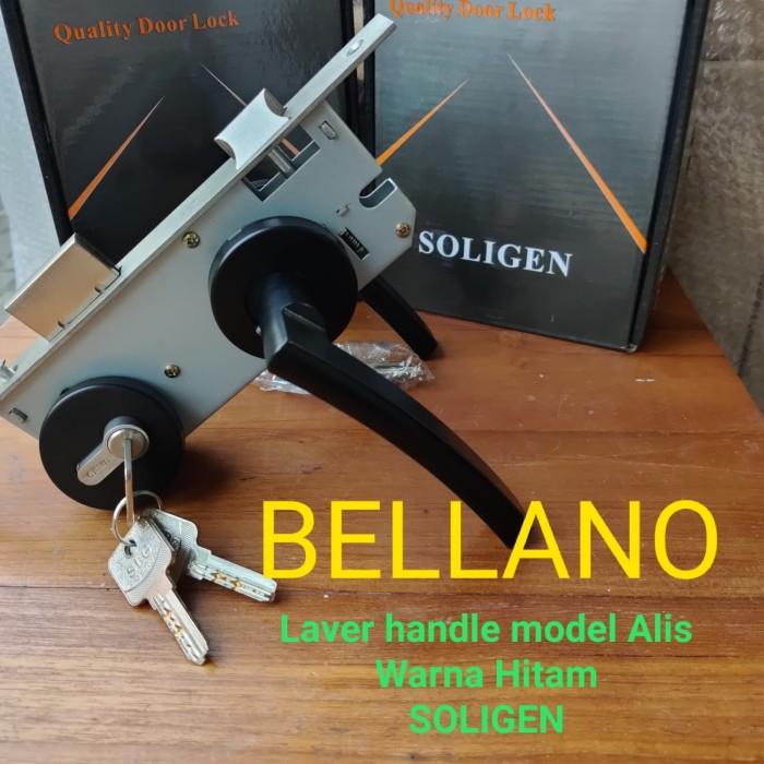 Jual Laver handle Soligen komplit bodi kunci model alis | Shopee Indonesia