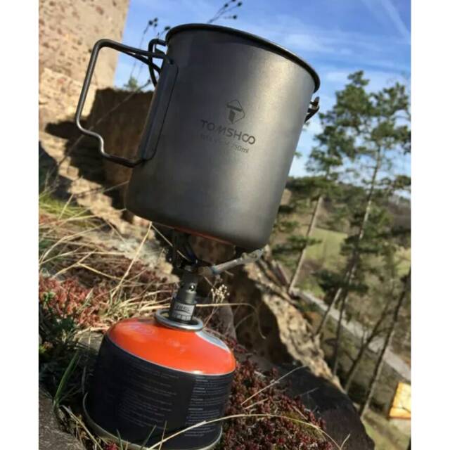 Jual Mug Titanium Ultralight Tomshoo 750ml / Titanium Pot Ultralight ...