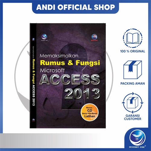 Jual Penerbit Andi - Memaksimalkan Rumus dan Fungsi Microsoft Access ...