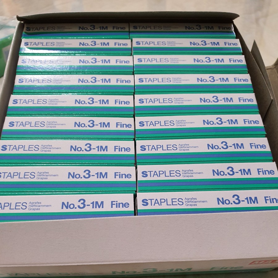 Jual Isi Staples Max Besar No. 3-1M / Refill Stapler No.3 1M | Shopee ...