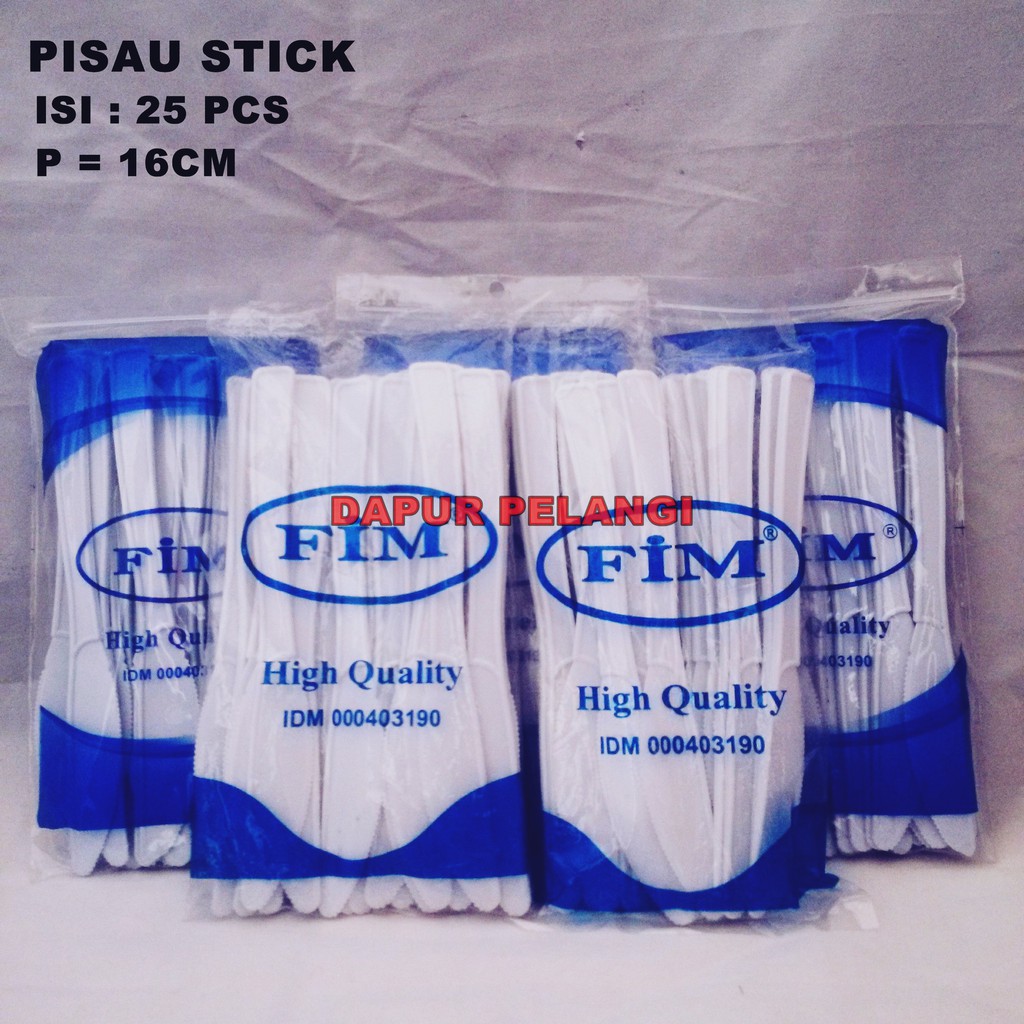 Jual Pisau Makan Plastik / Pisau Kue Brownies Tart / Pisau Stick Susu ...