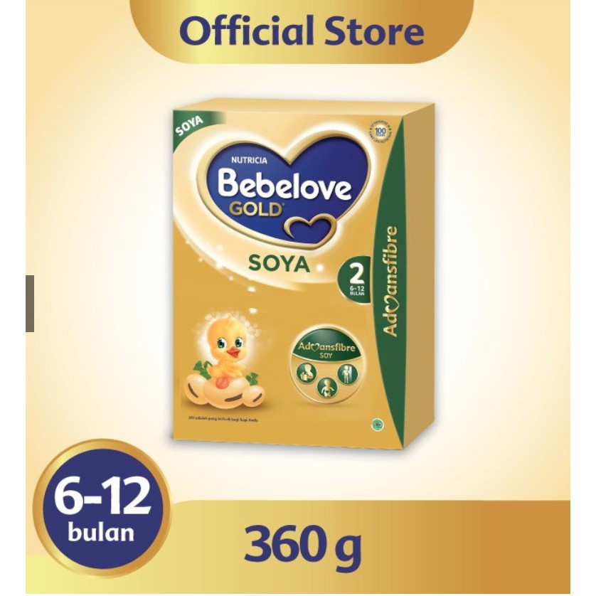 Jual Bebelove Gold Soya 2 360 gr Susu Formula Bayi | Shopee Indonesia