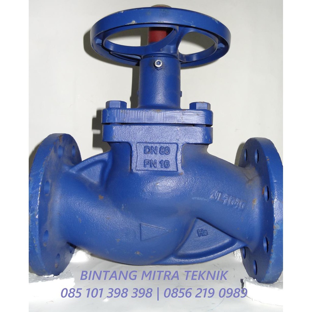 Jual GLOBE VALVE KSB PN16 DN80 CARBON STEEL 3 INCH | Shopee Indonesia